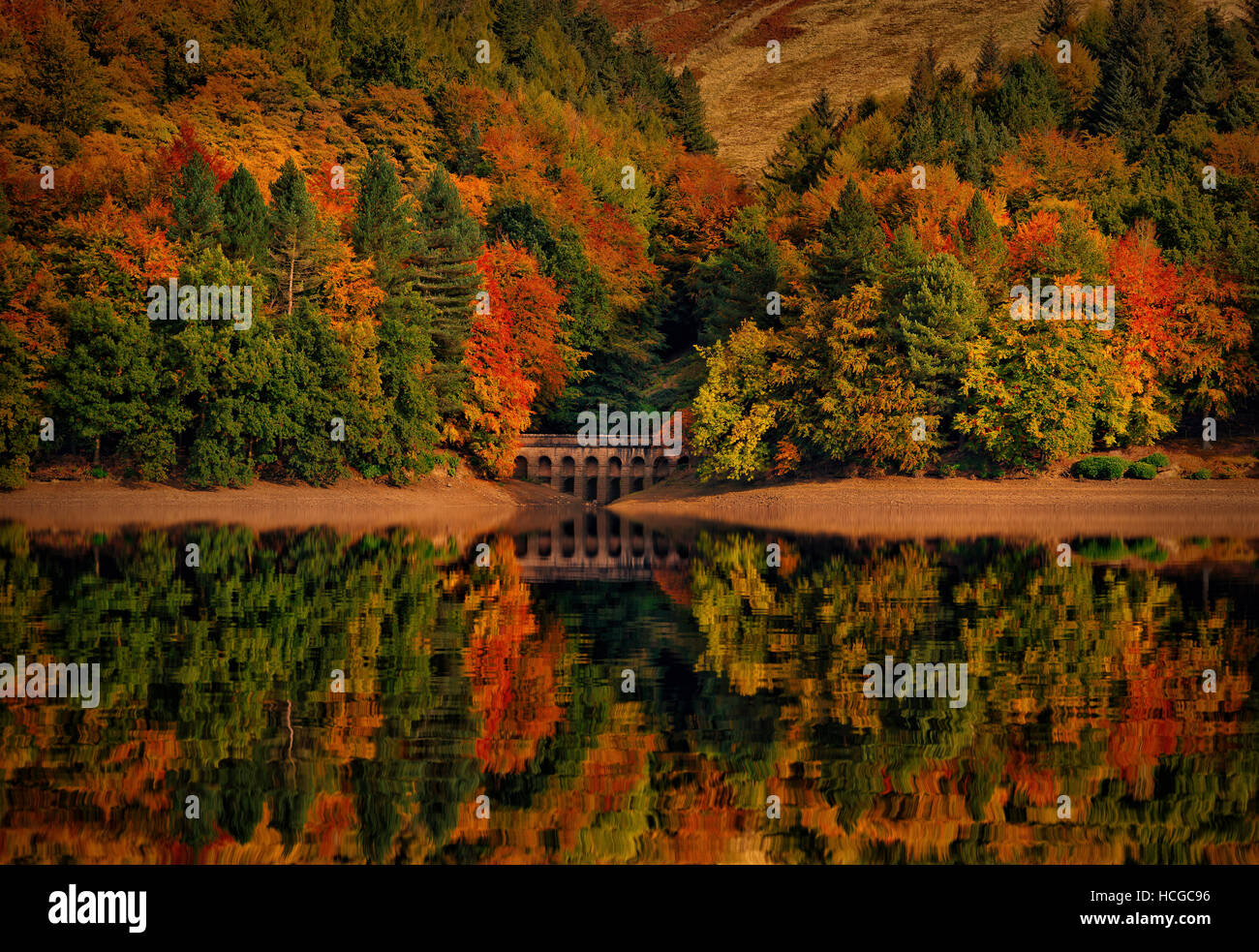 Derwent Reservoir, Upper Derwent Valley, Derbyshire Peak District Stock ...