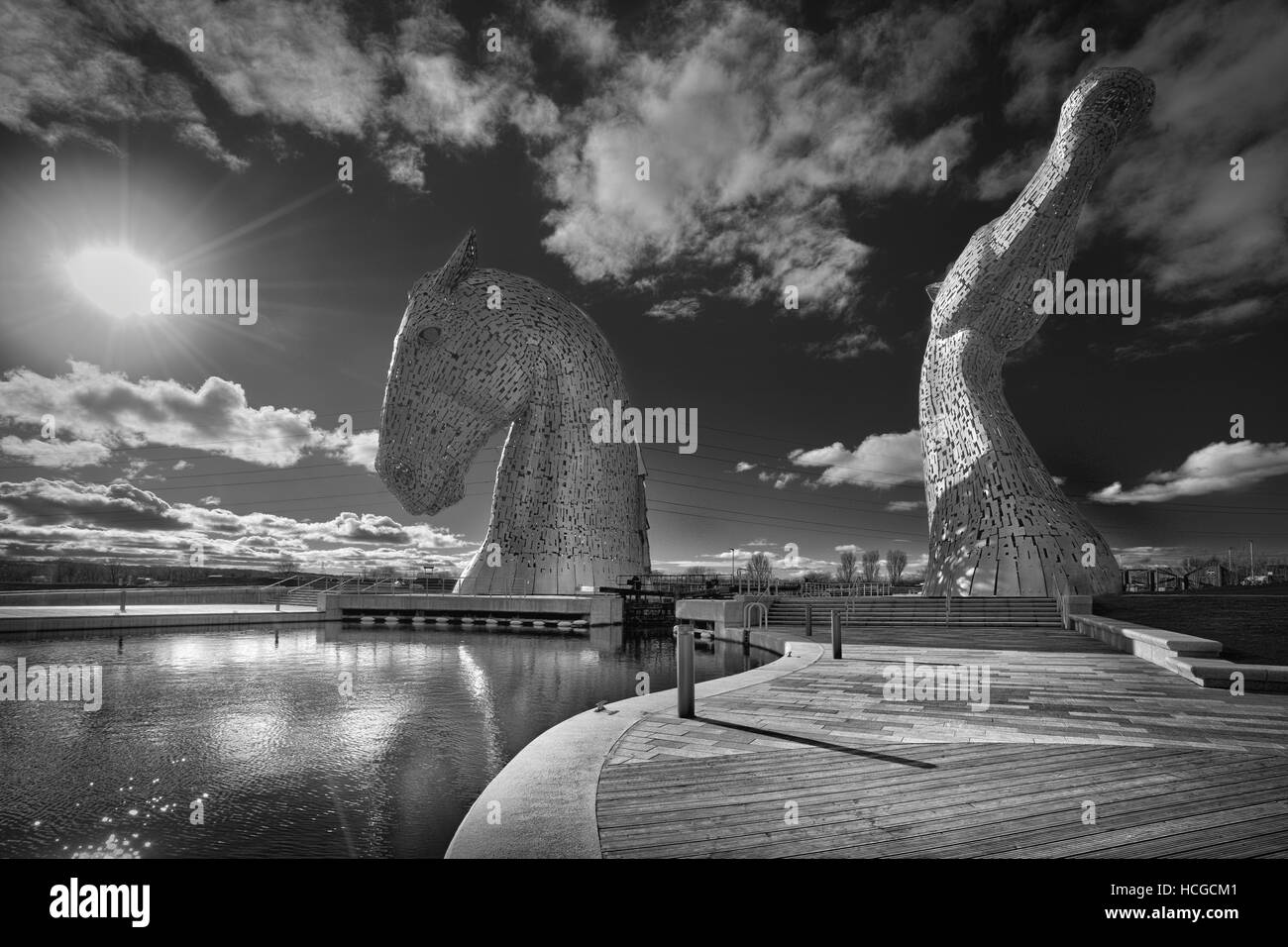 Kelpies maquettes hi-res stock photography and images - Alamy