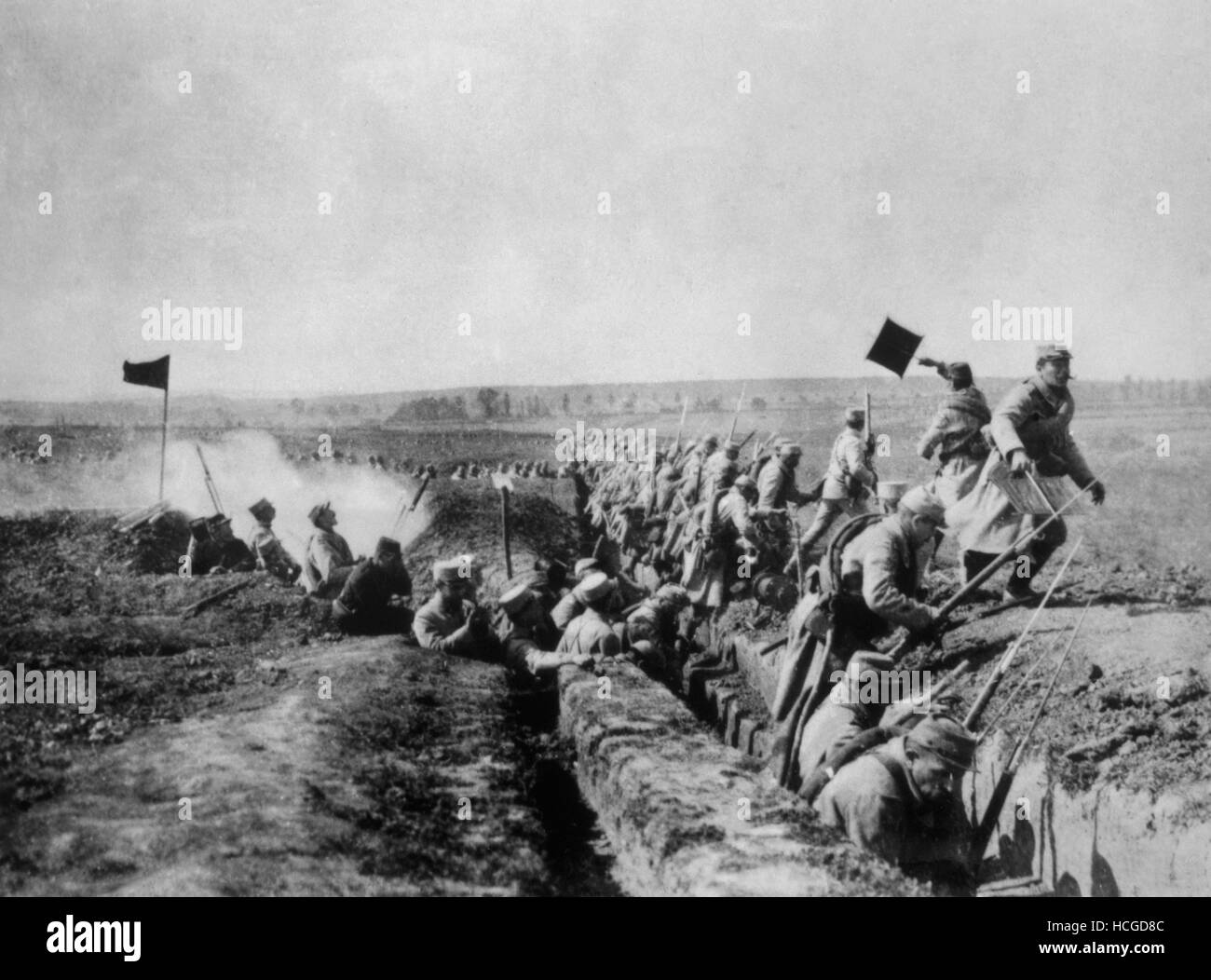 Ww1 trenches hi-res stock photography and images - Alamy