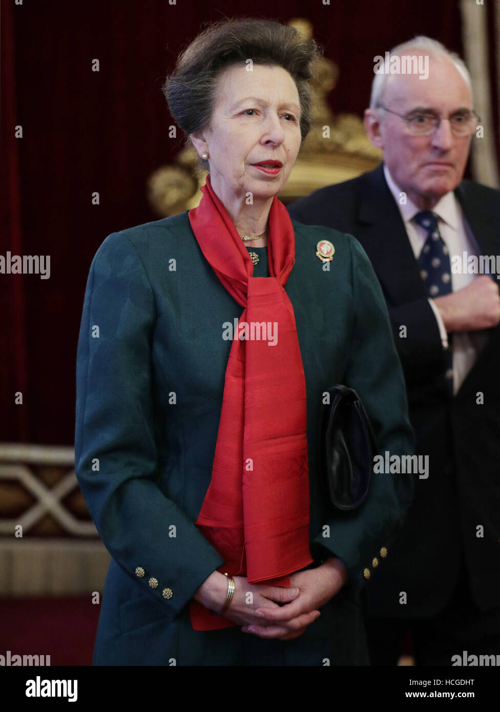 The Princess Royal during a Christmas Party at St James's Palace ...