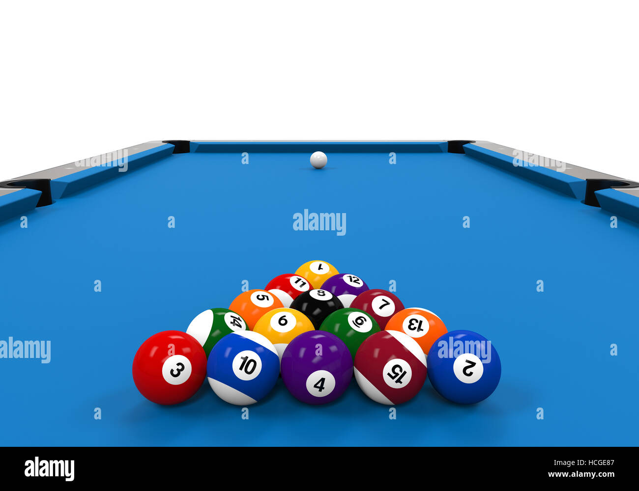 Billiard Table Isolated Stock Photo - Alamy