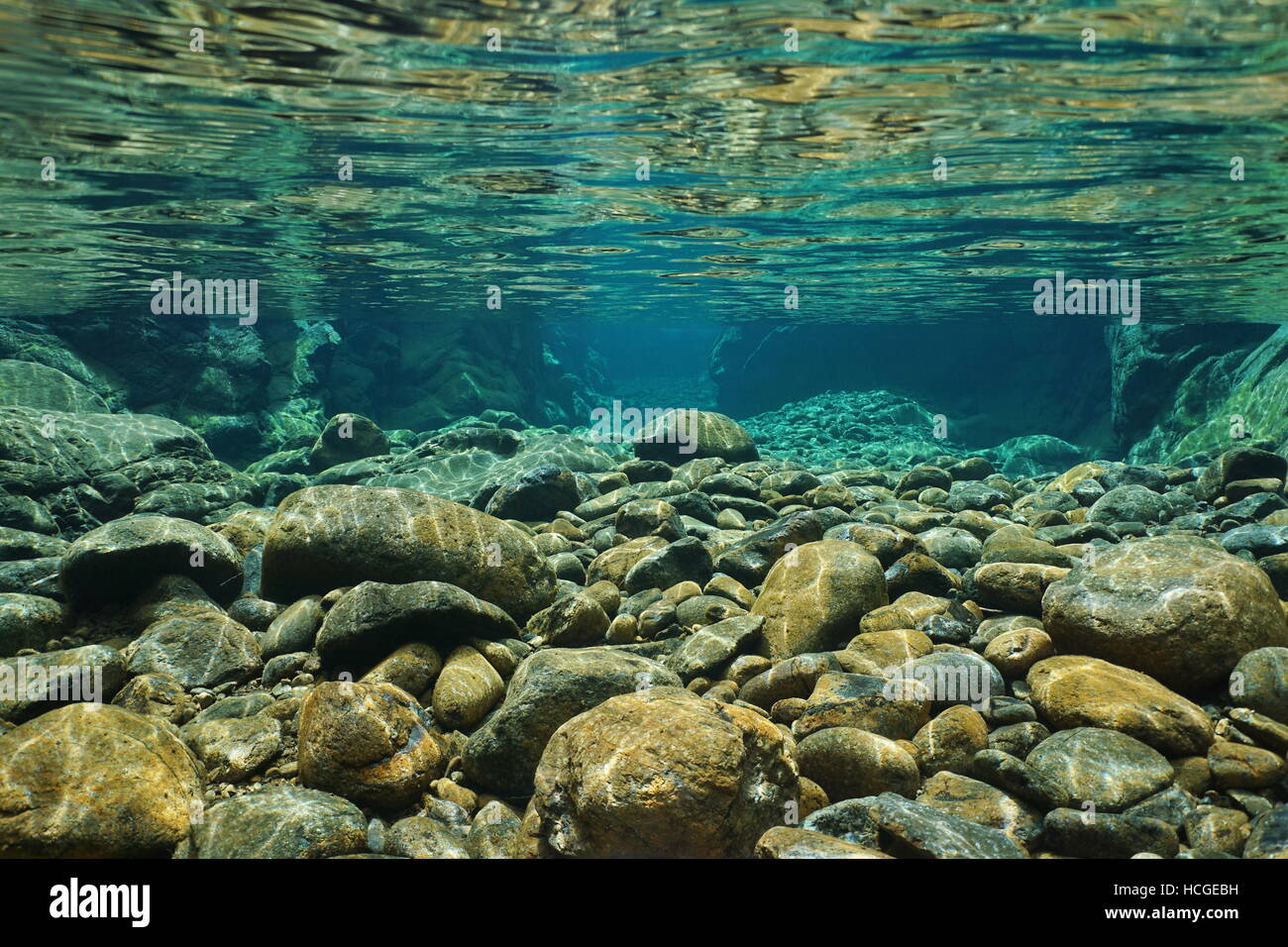 Underwater River Bed