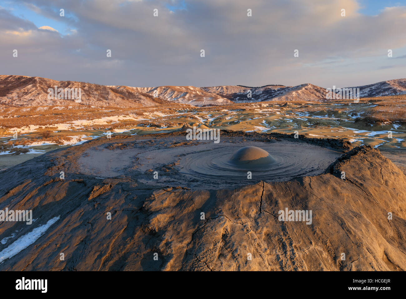 Mud Volcanoes, Romania Stock Photo - Alamy