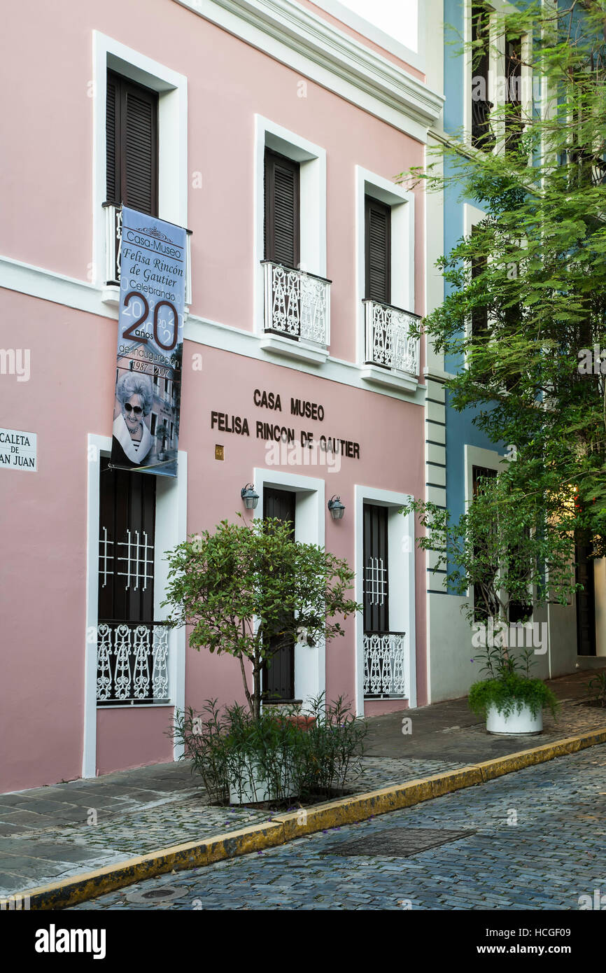 Felisa Rincon de Gautier (Dona Fela) Museum, Old San Juan, Puerto Rico ...