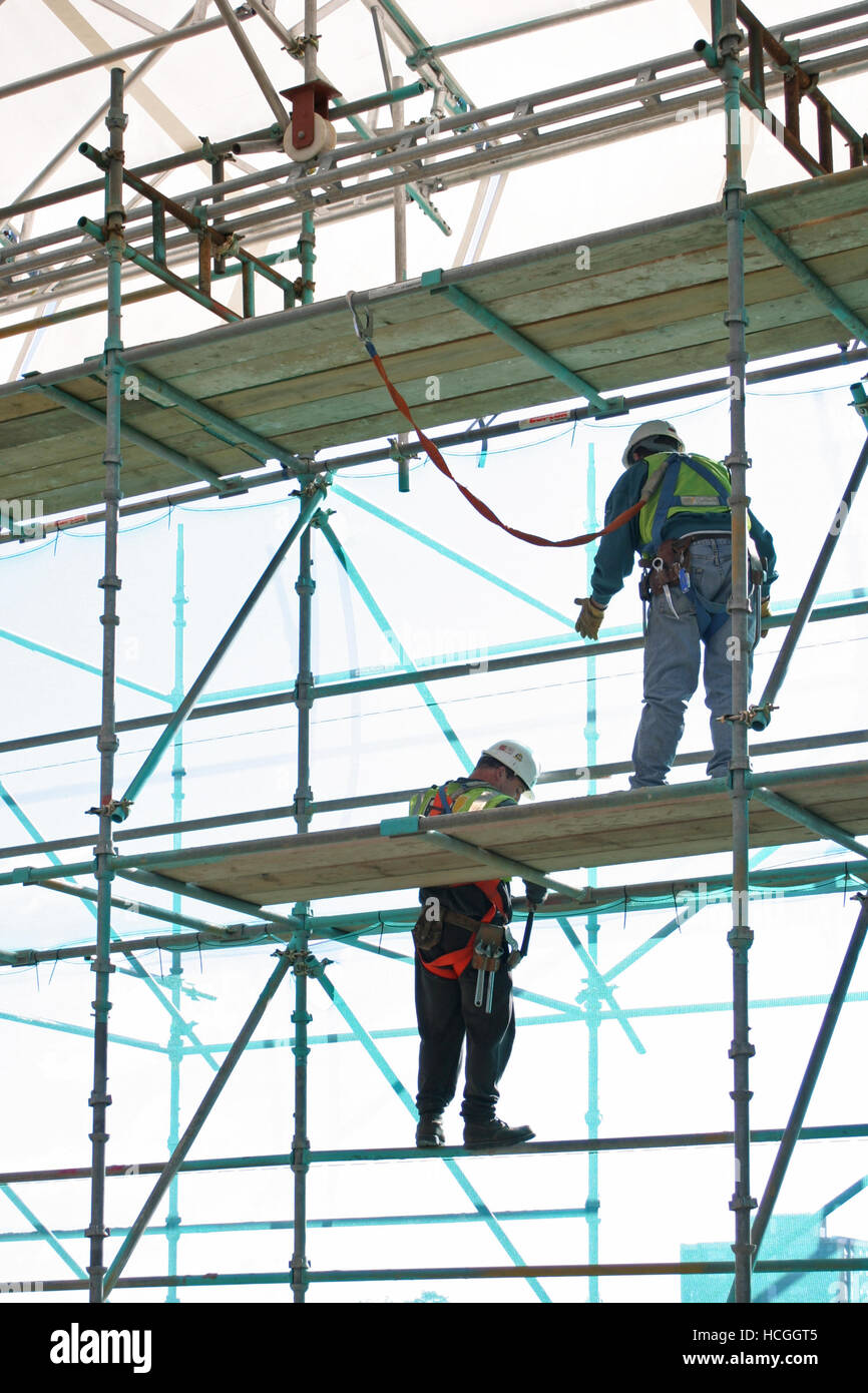 Erecting Scaffolding High Resolution Stock Photography and Images - Alamy