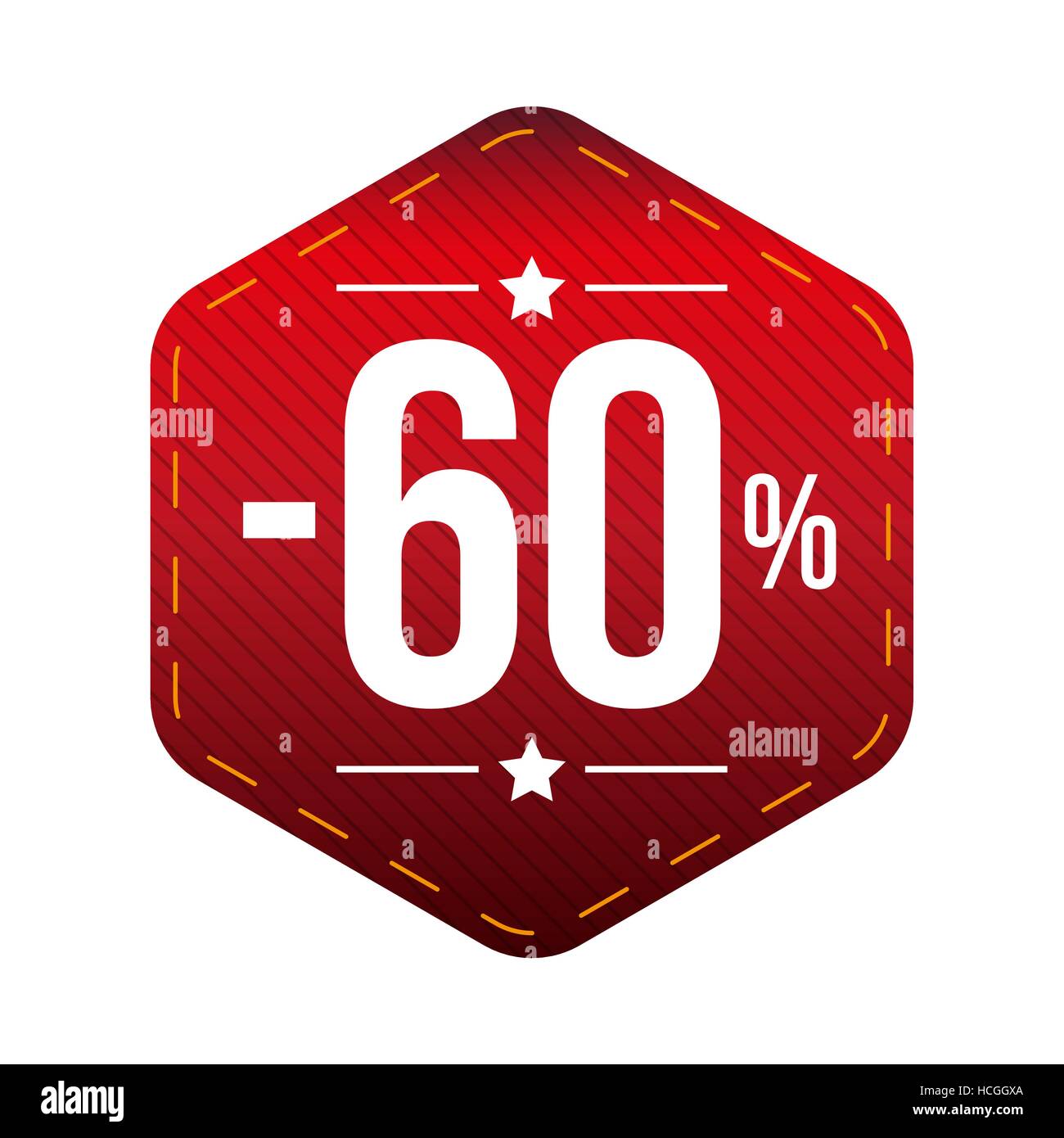 Sign 60 percent off Stock Vector Images - Alamy