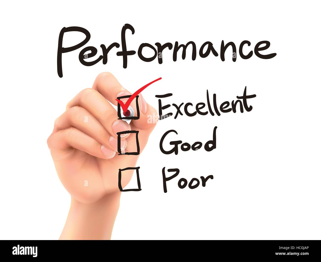 Performance checklist Stock Vector Images - Alamy