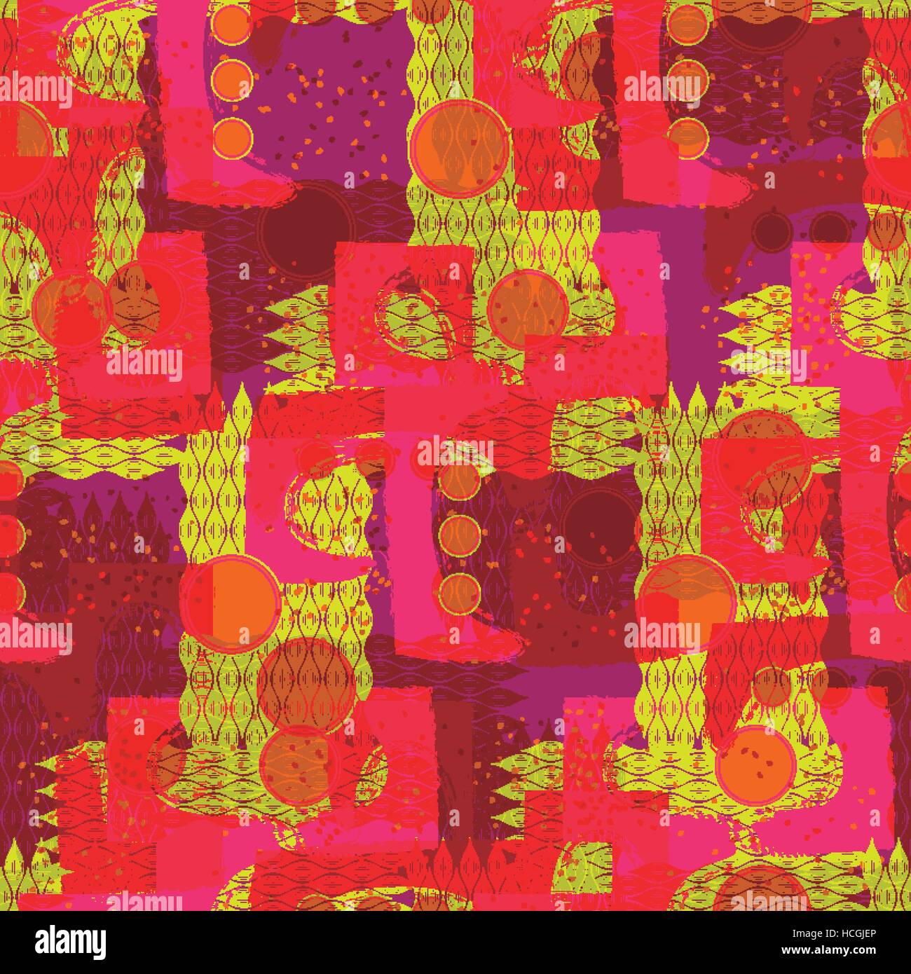 Modern abstract art geometric background seamless pattern Stock Vector ...