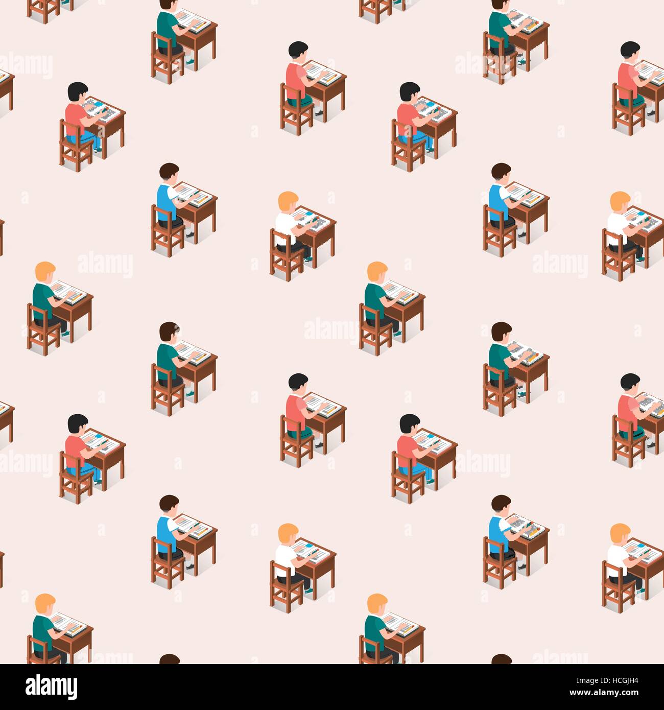 Classroom books children Stock Vector Images - Alamy