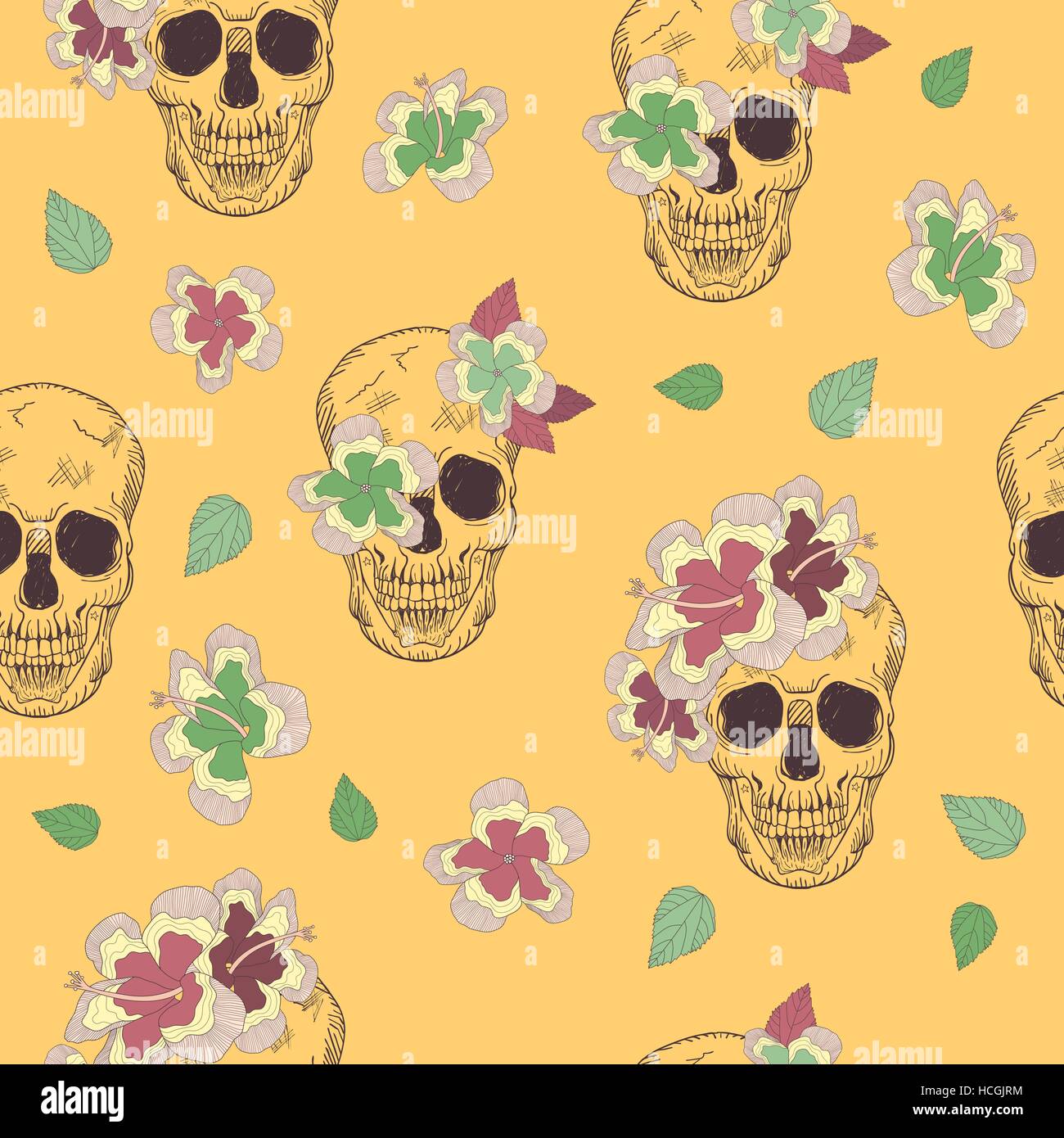 Skeleton leaves flower Stock Vector Images - Alamy