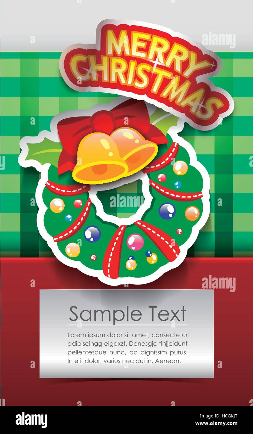 Merry Christmas lettering, vector illustration Stock Vector Image & Art ...
