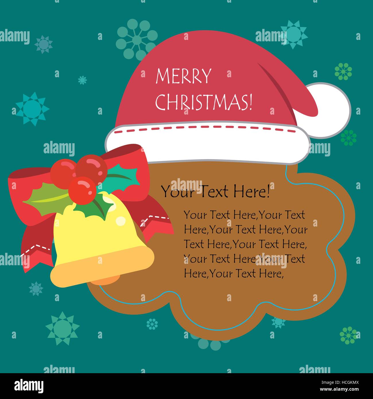 cartoon Xmas card Stock Vector Image & Art - Alamy