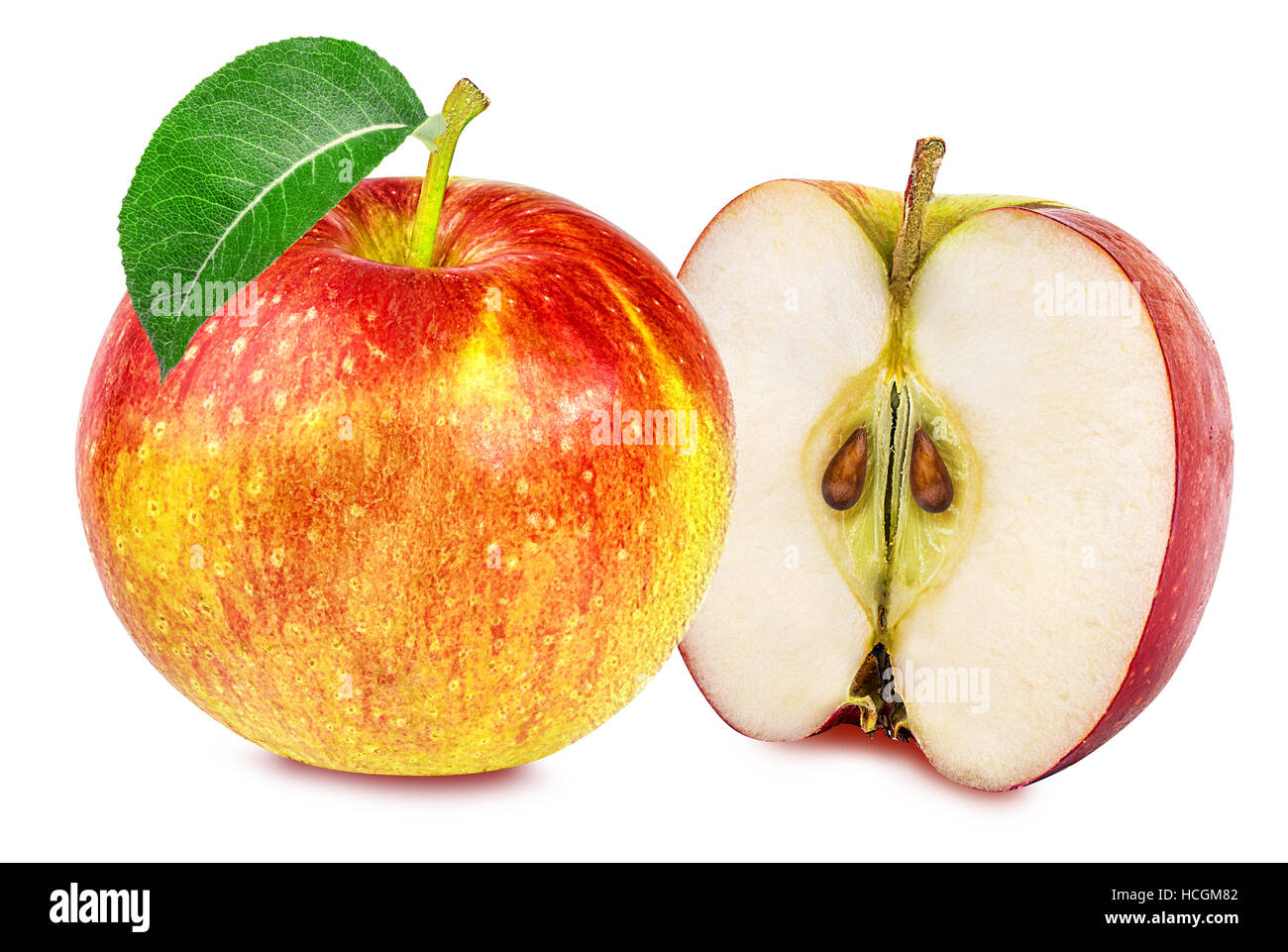 apple isolated on white background Stock Photo - Alamy