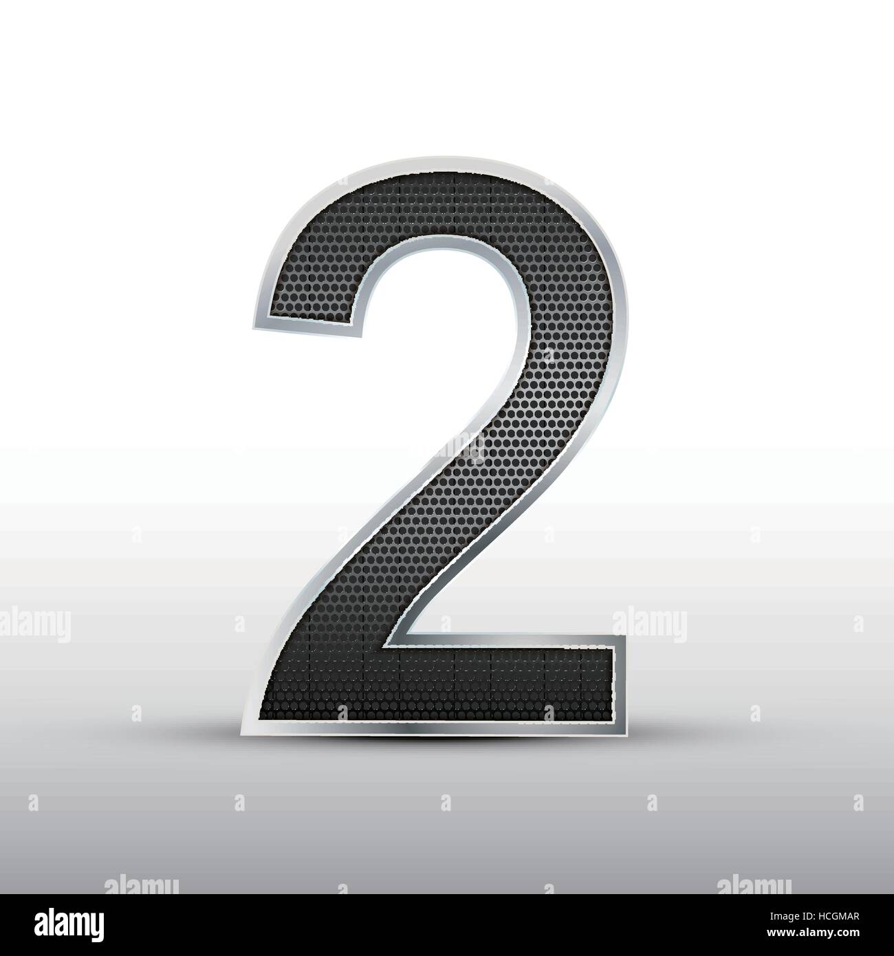 3d speaker grille number 2 isolated on grey background Stock Vector ...