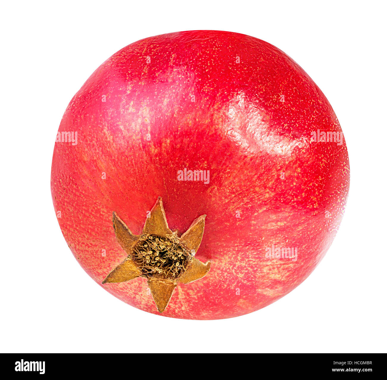 pomegranate isolated on white background Stock Photo - Alamy