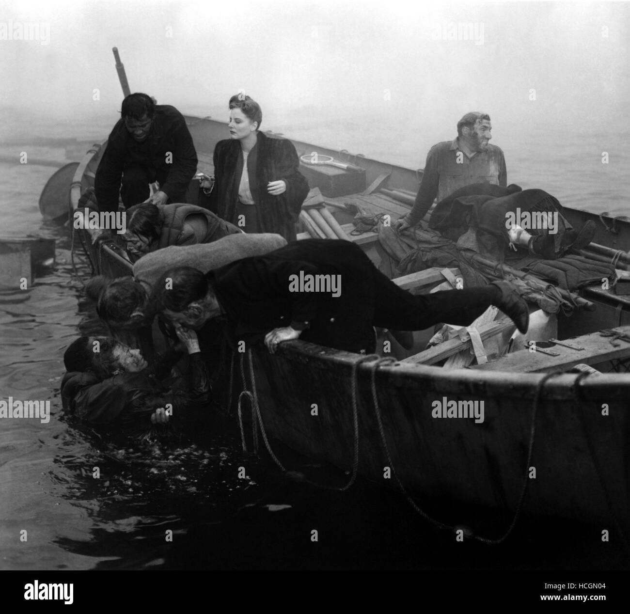 LIFEBOAT, from left: Canada Lee, Heather Angel (both in water), Henry ...