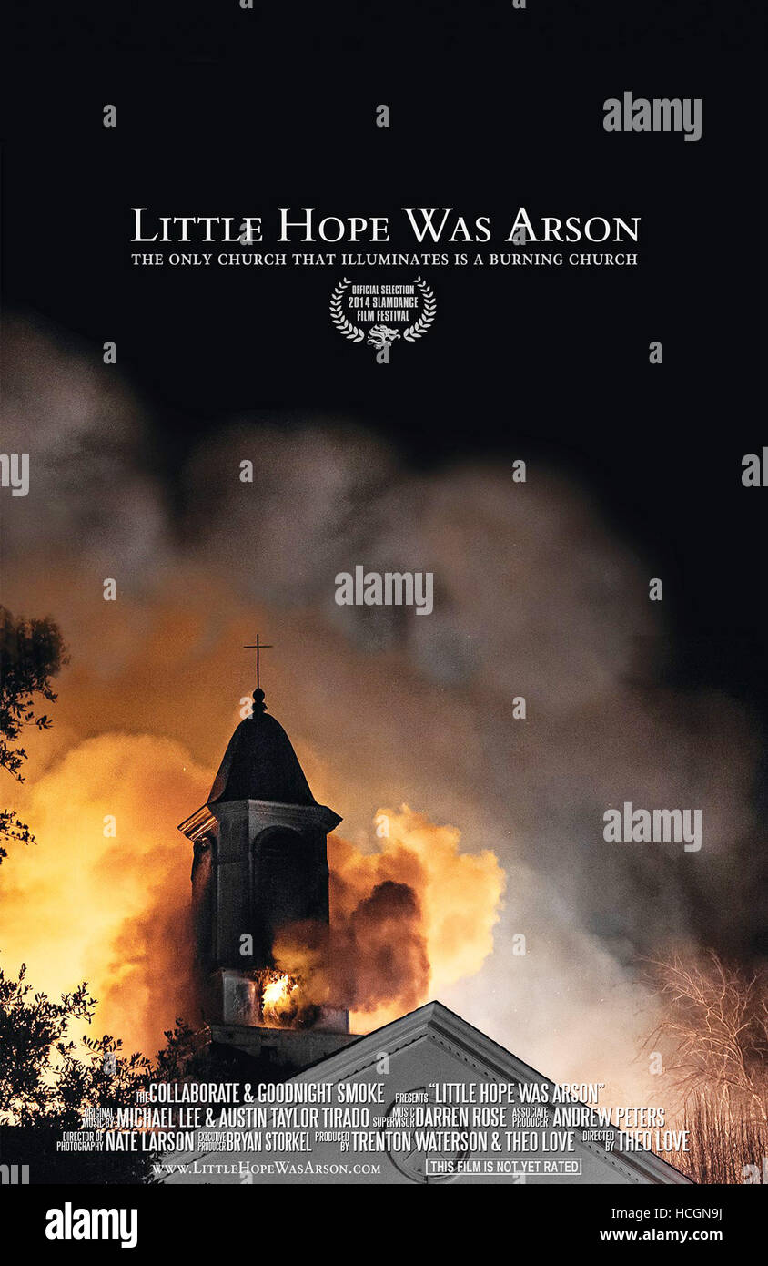LITTLE HOPE WAS ARSON, festival poster art, 2013 Stock Photo - Alamy