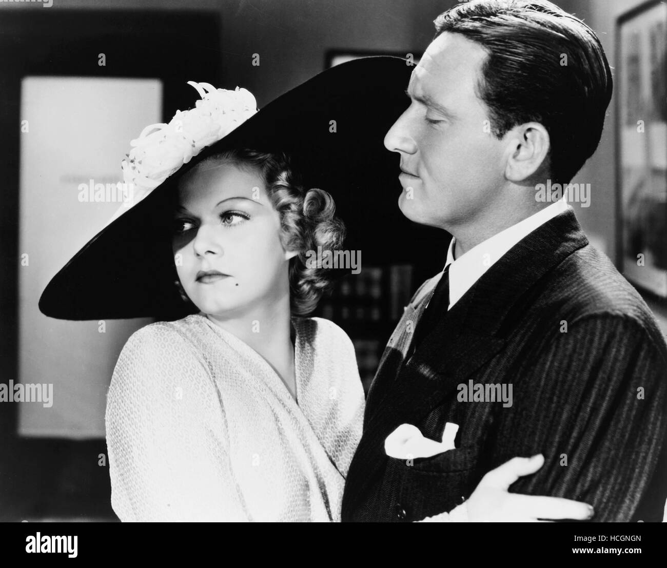 LIBELED LADY, Jean Harlow, Spencer Tracy, 1936 Stock Photo - Alamy