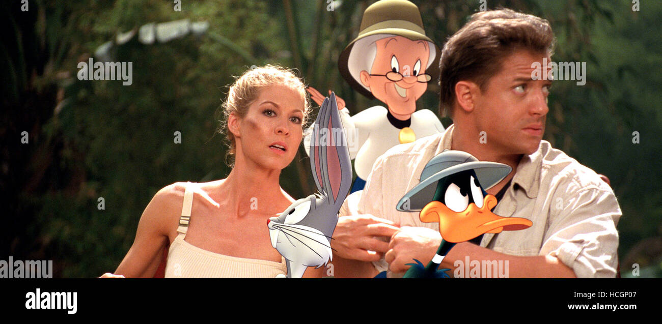 LOONEY TUNES: BACK IN ACTION, Jenna Elfman, Bugs Bunny, Granny, Brendan ...