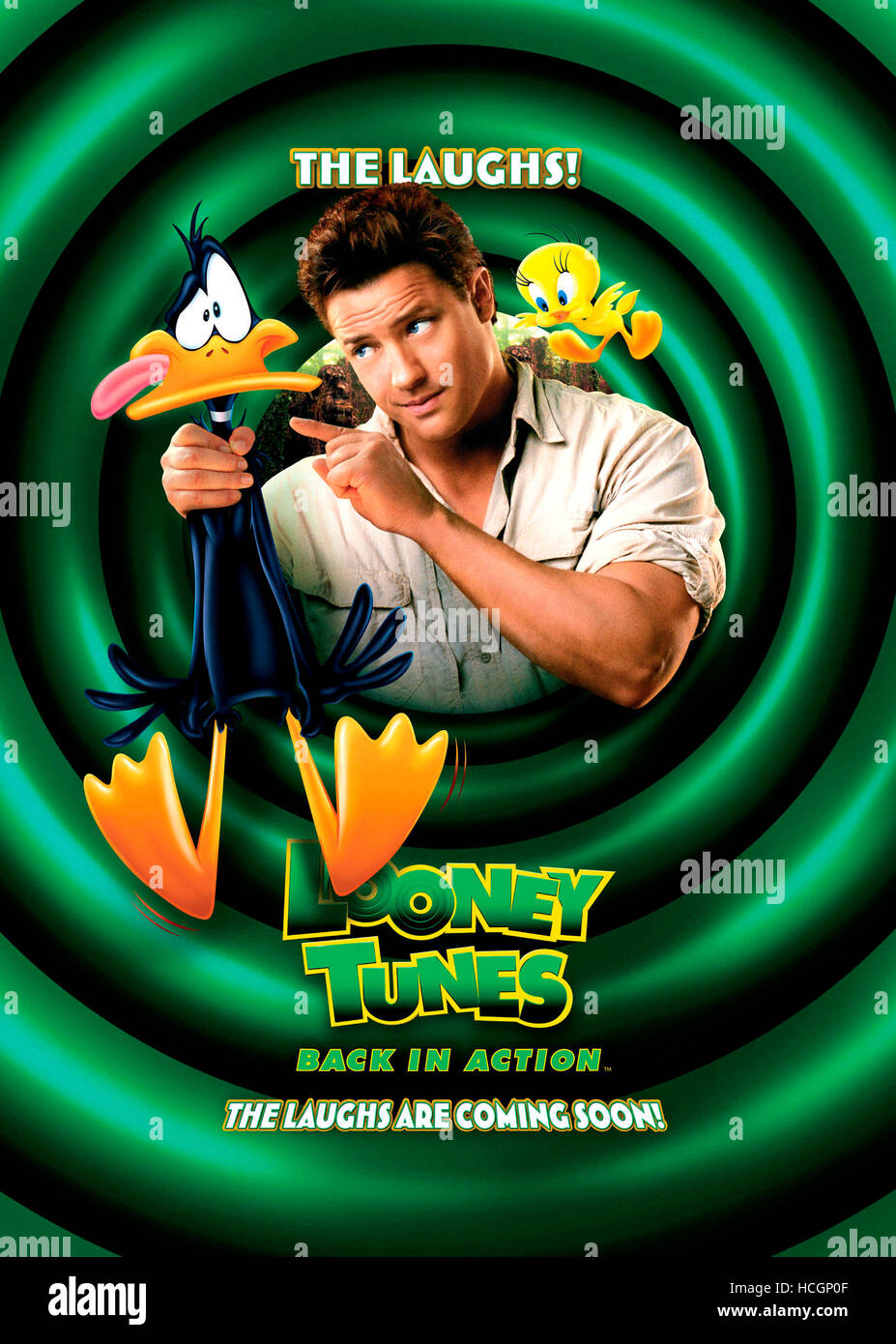 LOONEY TUNES: BACK IN ACTION, Daffy Duck, Brendan Fraser, Tweety, 2003 ...