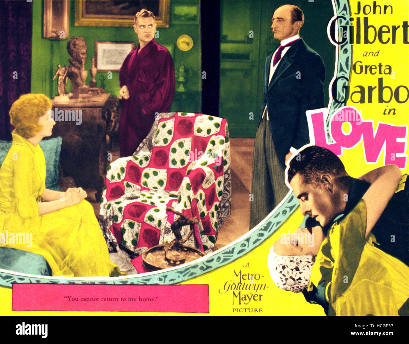 LOVE, from left in scene: Greta Garbo as Anna Karenina, John Gilbert ...
