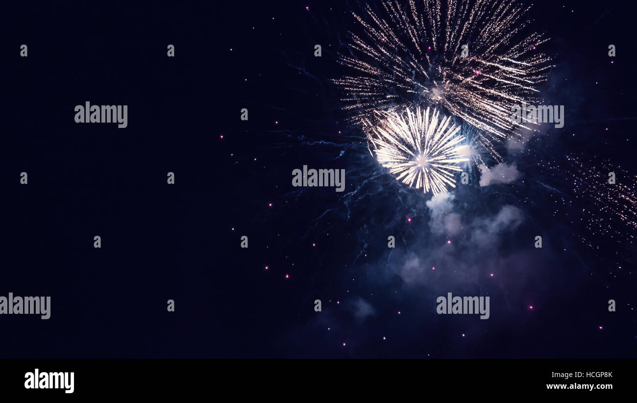 Real abstract fireworks display celebration hi-res stock photography ...