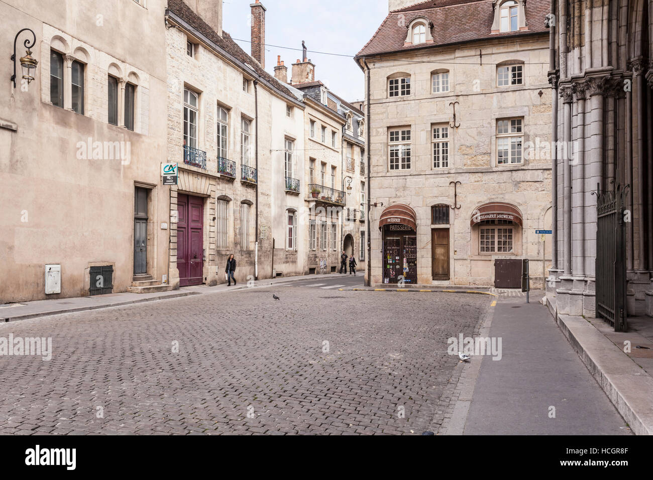 Place Notre Dame in the city of Dijon Stock Photo - Alamy
