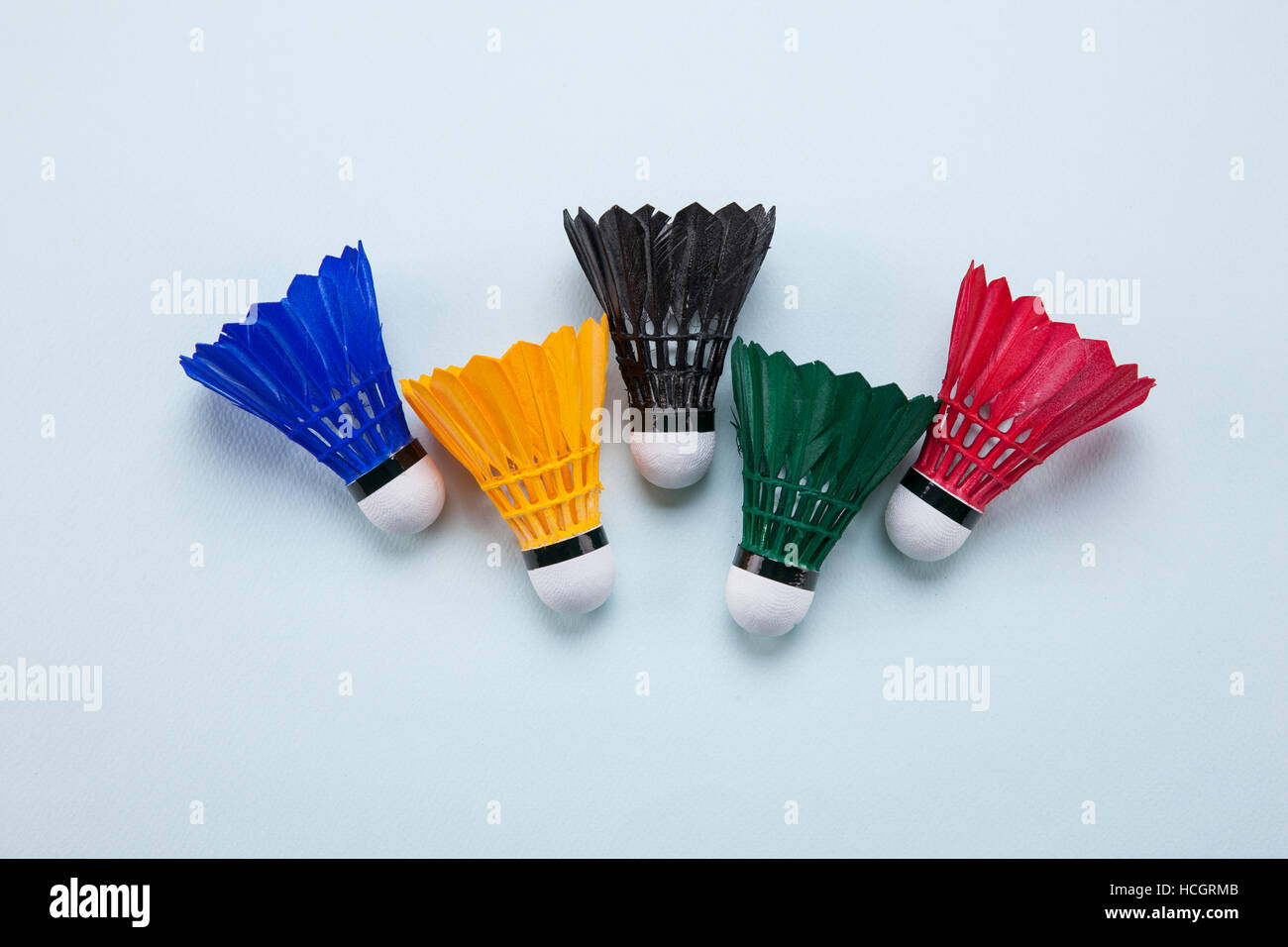 White shuttlecocks hi-res stock photography and images - Alamy