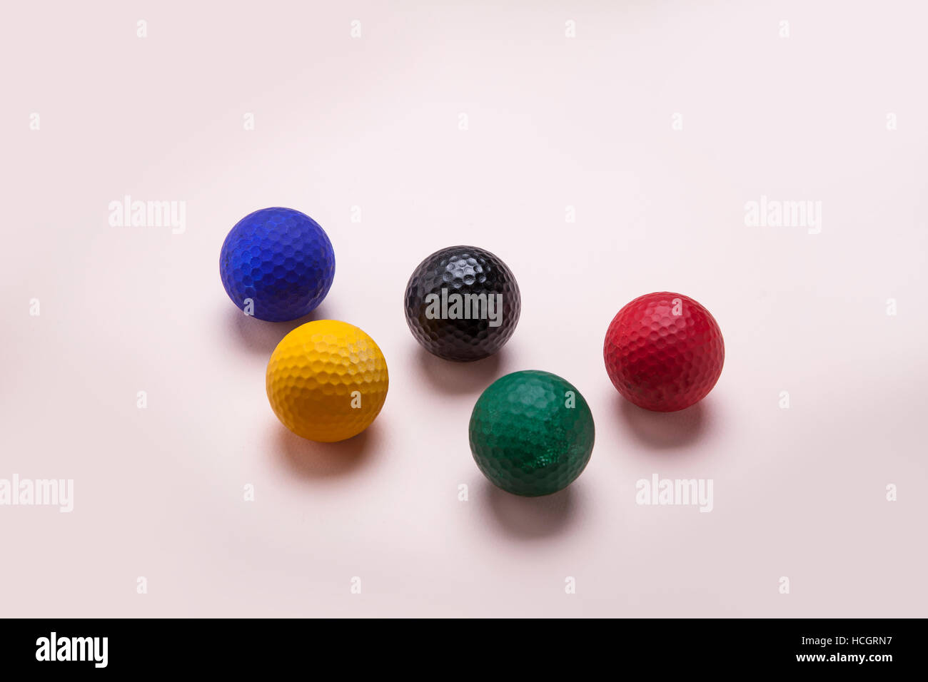 Golf balls as cheering tools Stock Photo - Alamy