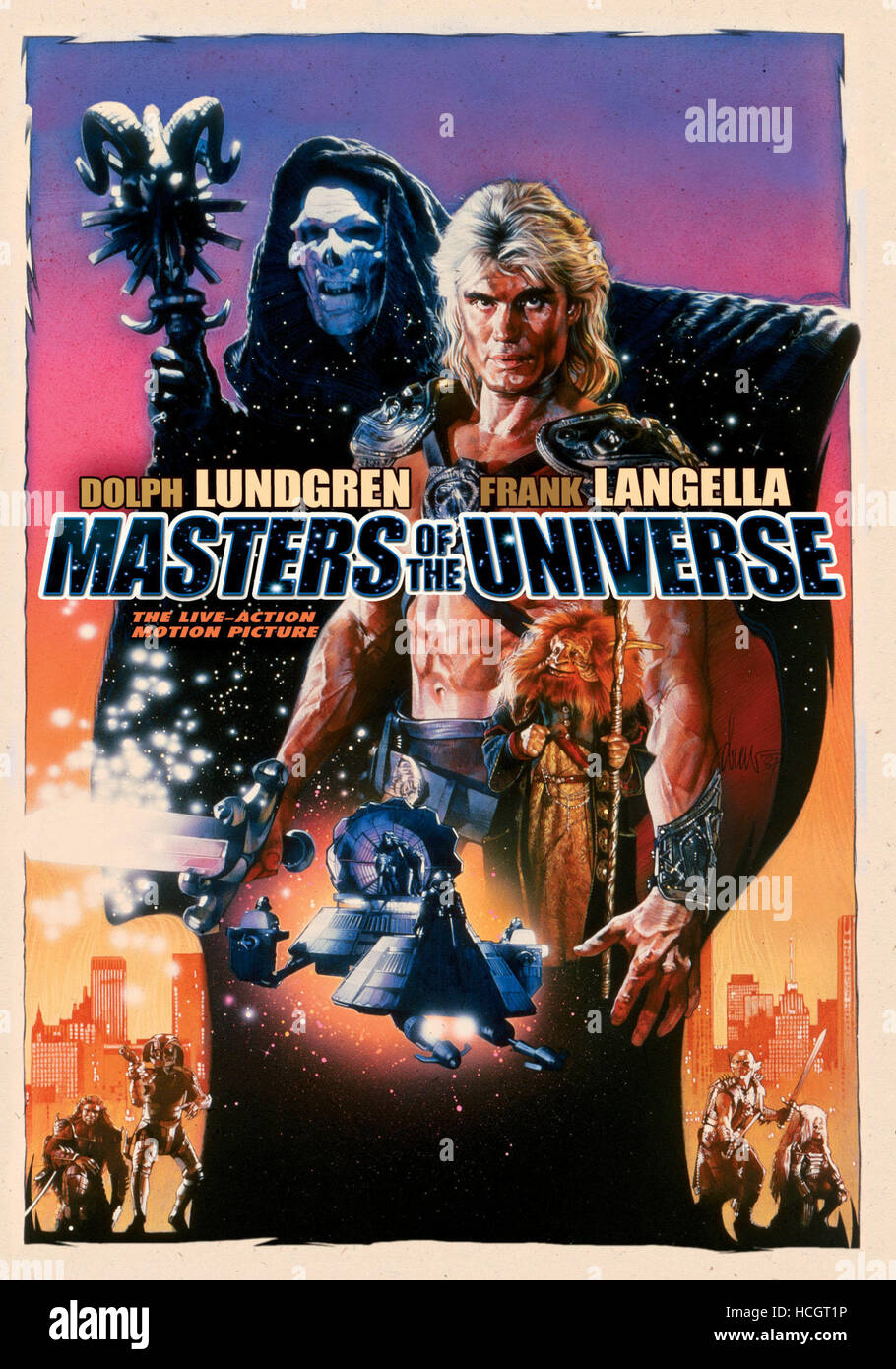 MASTERS OF THE UNIVERSE, from left, Frank Langella, Dolph Lundgren ...