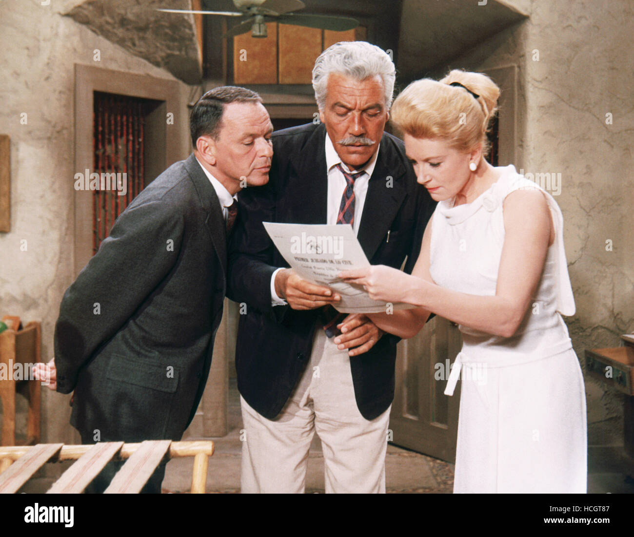 MARRIAGE ON THE ROCKS, Frank Sinatra, Cesar Romero, Deborah Kerr, 1965 ...