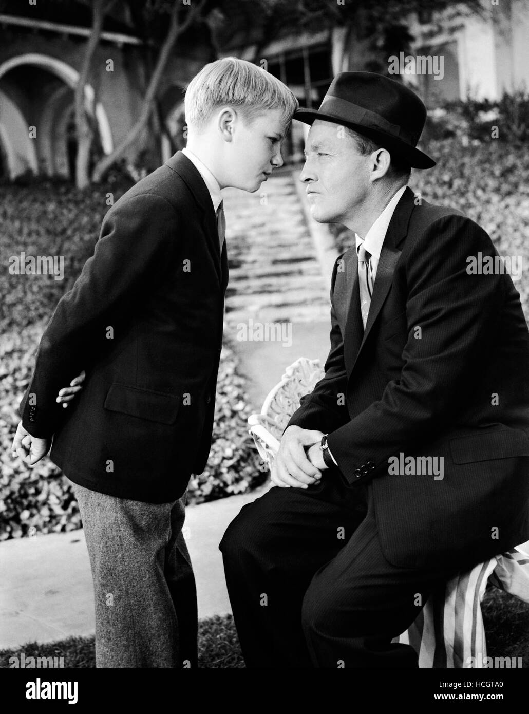 MAN ON FIRE, Malcolm Brodrick, Bing Crosby, 1957 Stock Photo - Alamy