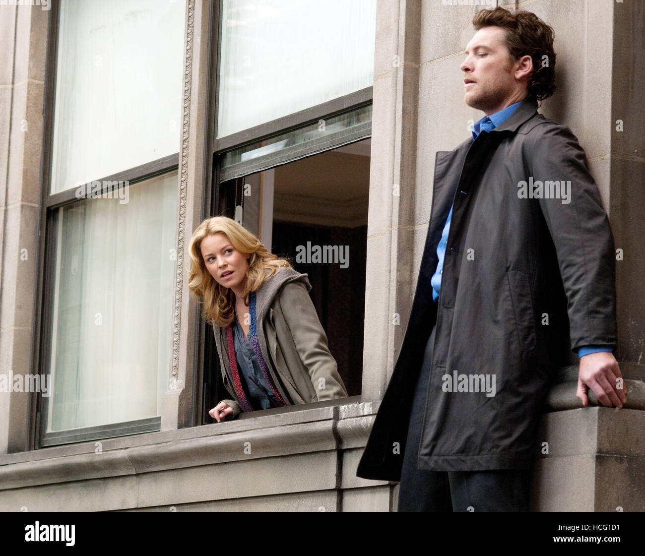 Man On A Ledge From Left Elizabeth Banks Sam Worthington 2012 Ph Myles Aronowitz©summit