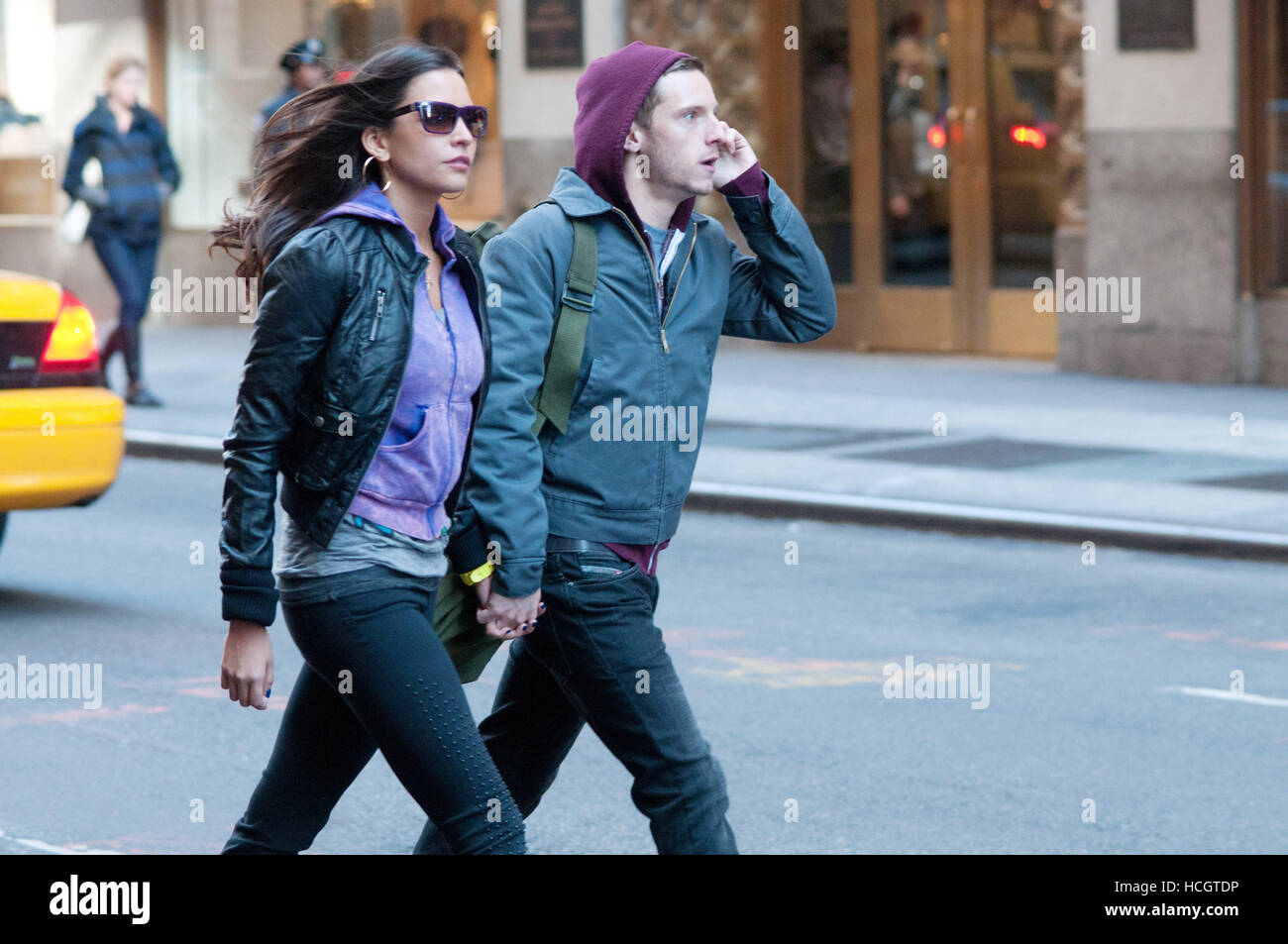 MAN ON A LEDGE, from left: Genesis Rodriguez, Jamie Bell, 2012. ph ...