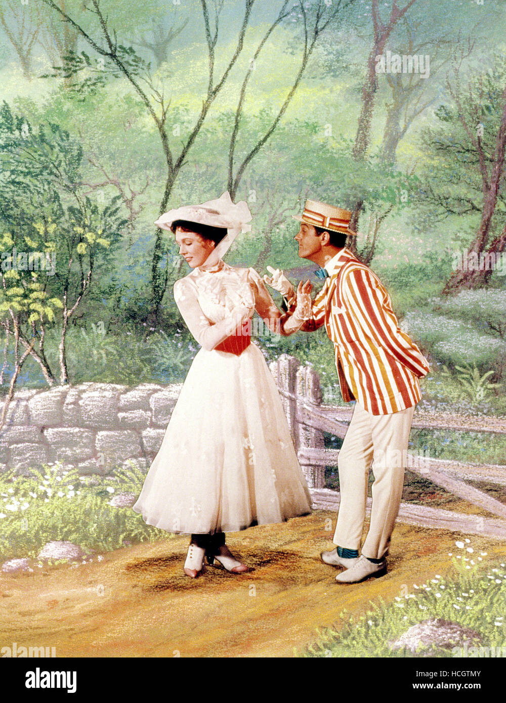 MARY POPPINS, Julie Andrews, Dick Van Dyke, 1964 Stock Photo - Alamy