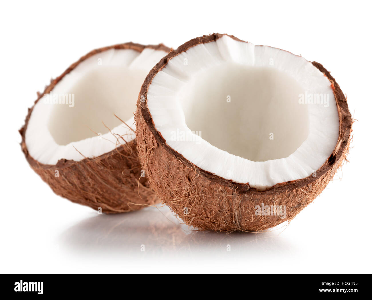coconuts isolated on the white background Stock Photo - Alamy