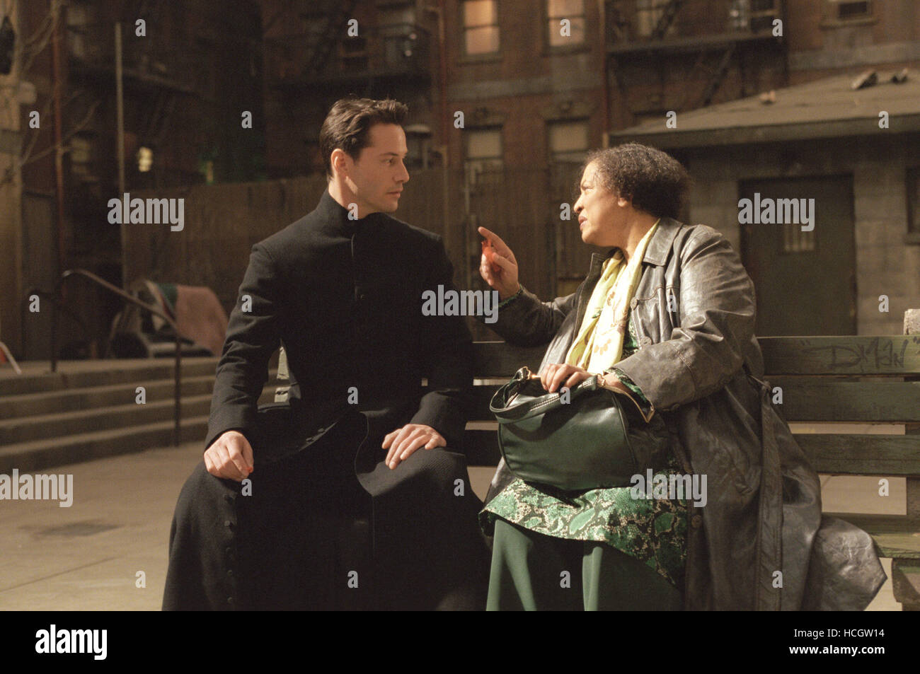 THE MATRIX RELOADED, Keanu Reeves, Gloria Foster, 2003, (c) Warner ...