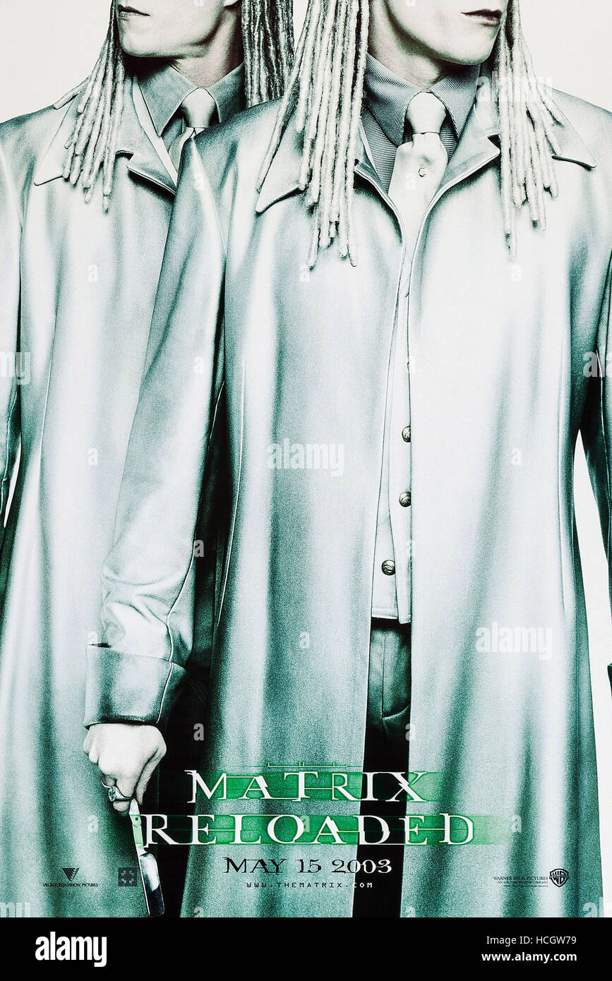 THE MATRIX RELOADED, US advance poster art, 2003, ©Warner Bros ...