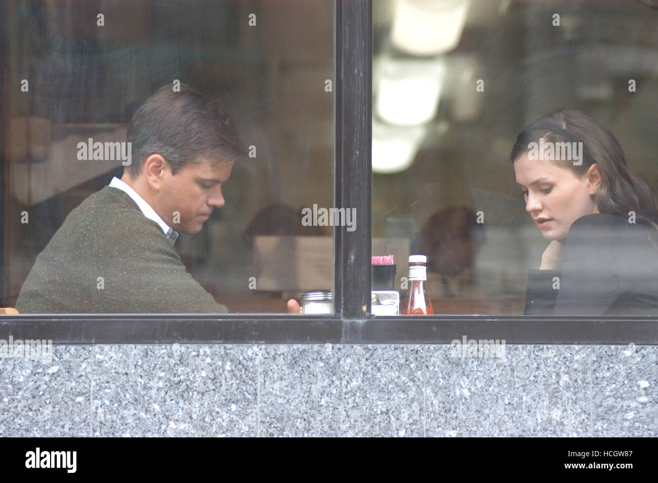 MARGARET, from left: Matt Damon, Anna Paquin, 2011. ph: Myles Aronowitz ...