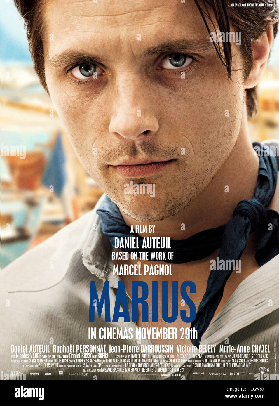 MARIUS, British poster, Daniel Auteuil, 2013. ©Kino Lorber/courtesy ...