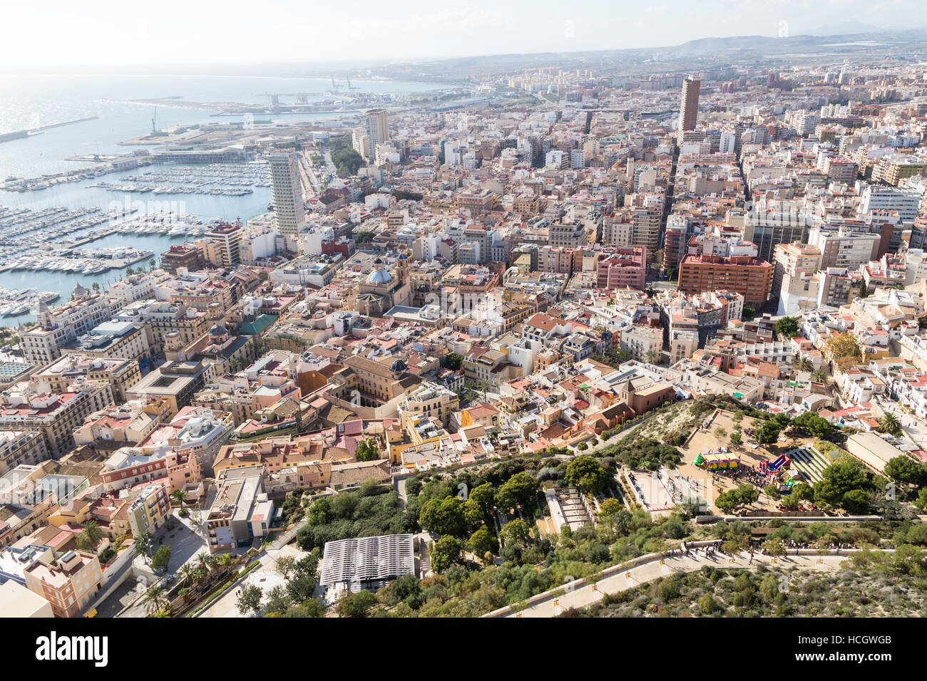 Santa Barbara Castle, Castell de la Santa Bàrbara, Alicante, Spain ...
