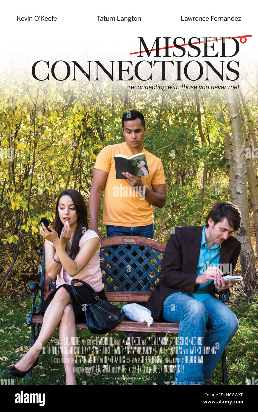 MISSED CONNECTIONS, US poster, from left: Tatum Ponce, Lawrence ...