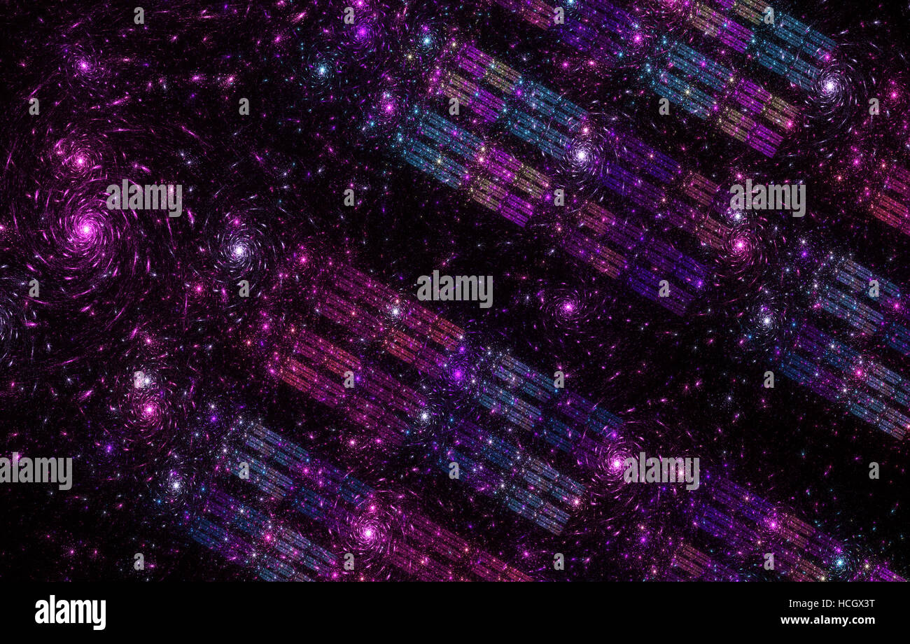 abstract fractal background a computer-generated 2D illustration ...