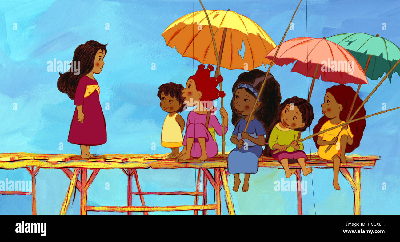 MIA ET LE MIGOU, Mia (left), 2008. ©Gebeka Films/courtesy Everett ...