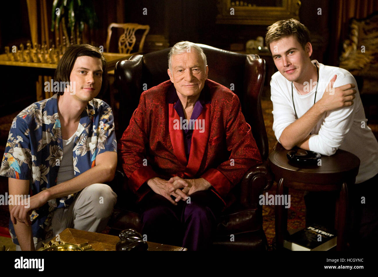 MISS MARCH, from left: Trevor Moore, Hugh Hefner, Zach Cregger, 2009 ...