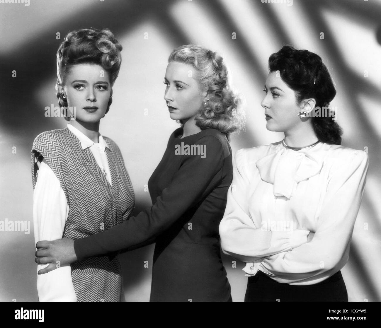 MURDER IN THE MUSIC HALL, from left: Helen Walker, Vera Ralston, Ann ...