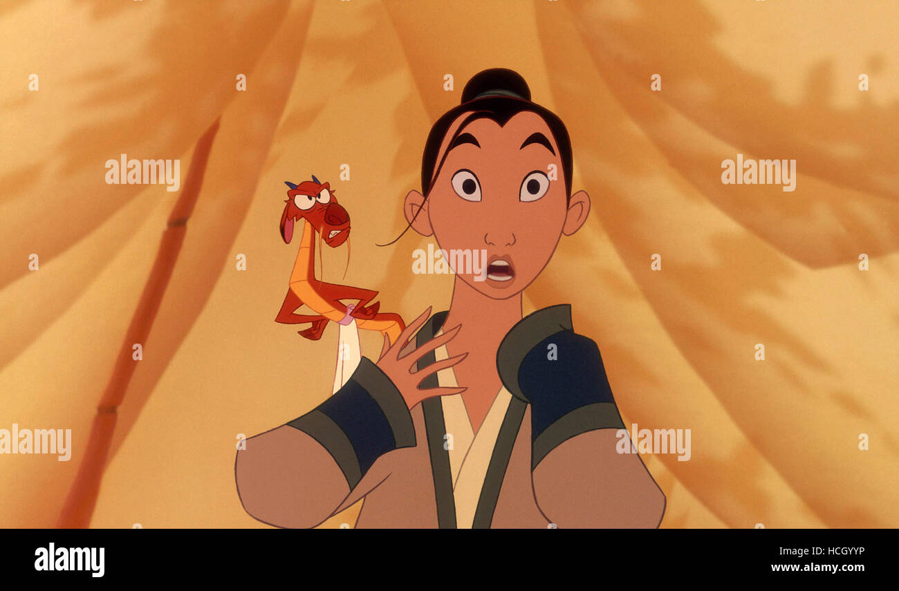 MULAN, Mushu (voice: Eddie Murphy), Mulan (voice: Ming-Na), 1998 ...
