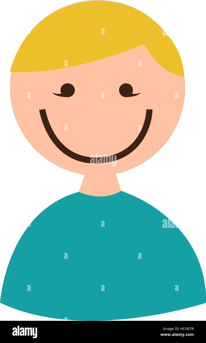 cute boy character icon vector illustration design Stock Vector Image ...