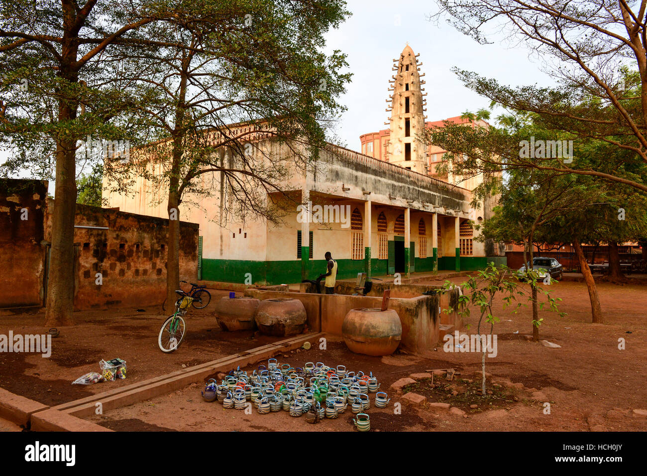 BURKINA FASO , Koudougou, mosque / Moschee Stock Photo - Alamy