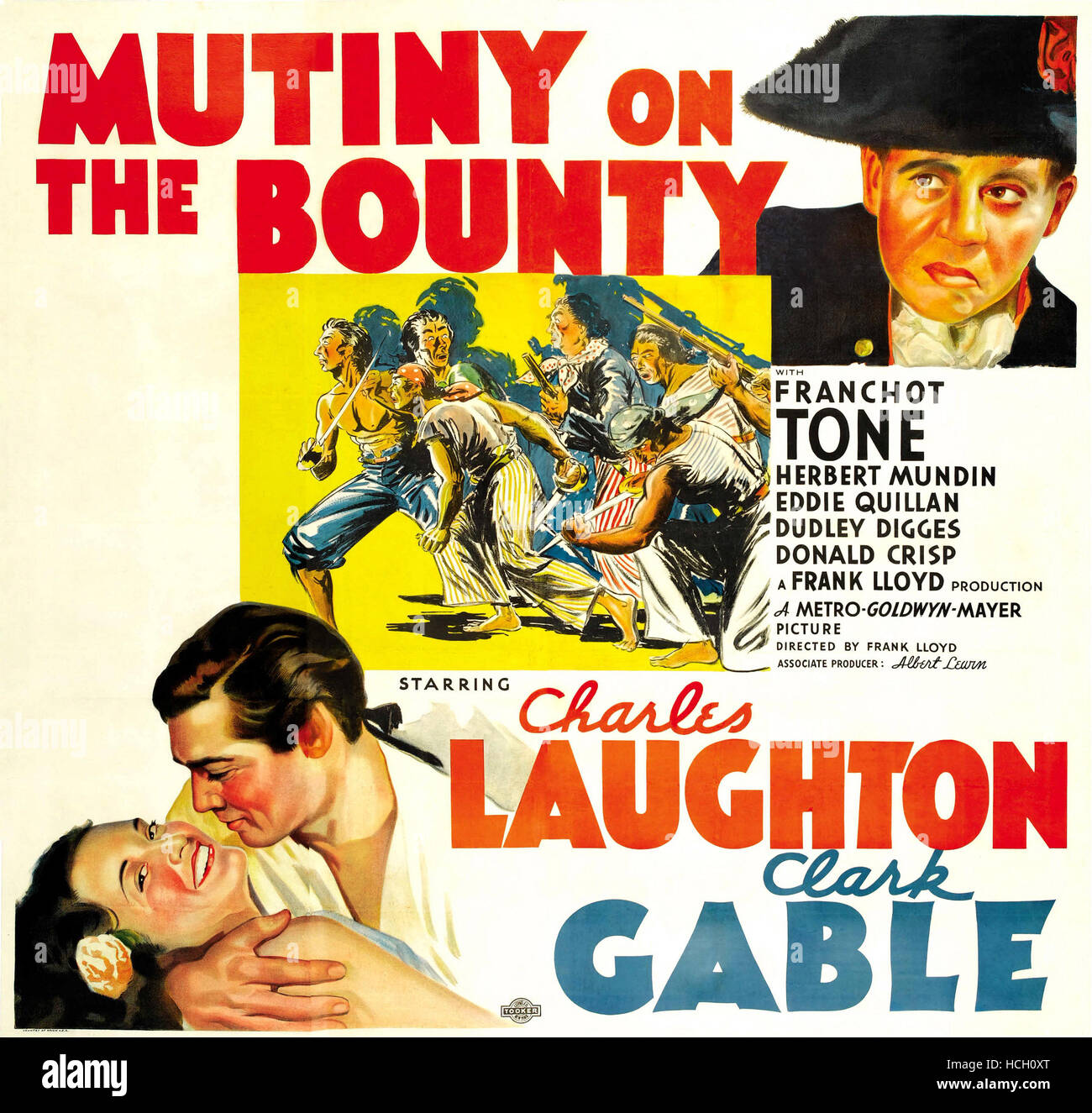 MUTINY ON THE BOUNTY, top right: Charles Laughton, bottom left from ...